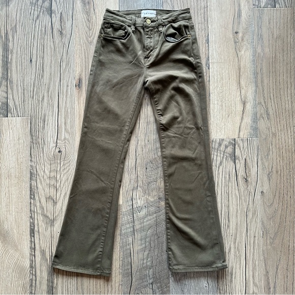 Frame Denim | Jeans | Frame Le Crop Mini Boot Cut Denim Jeans 24 | Poshmark